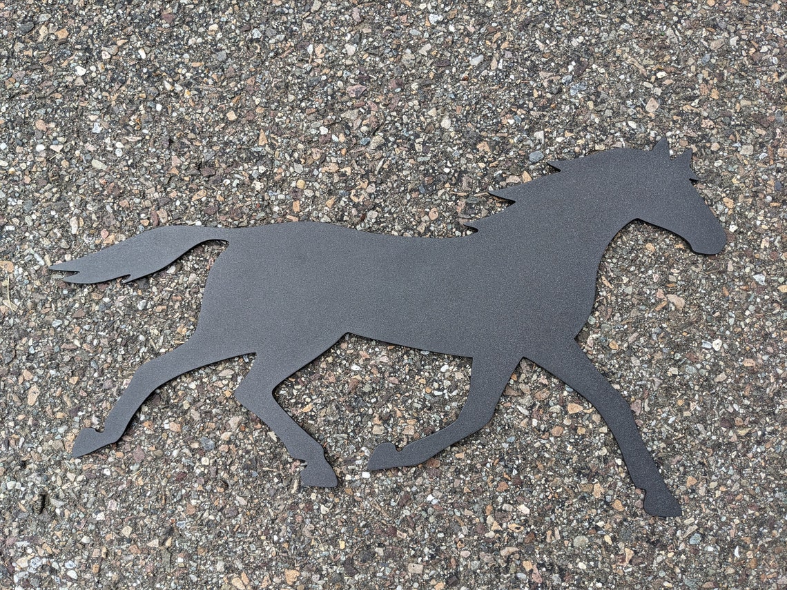 Running Horse Metal Wall Art Indoor or Outdoor - Etsy