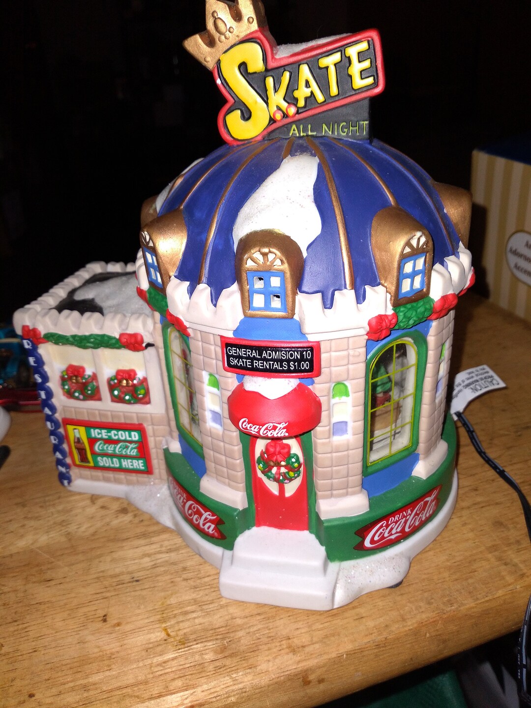 Coca Cola Town Square Collection Skate All Night 2005 Used. Great ...