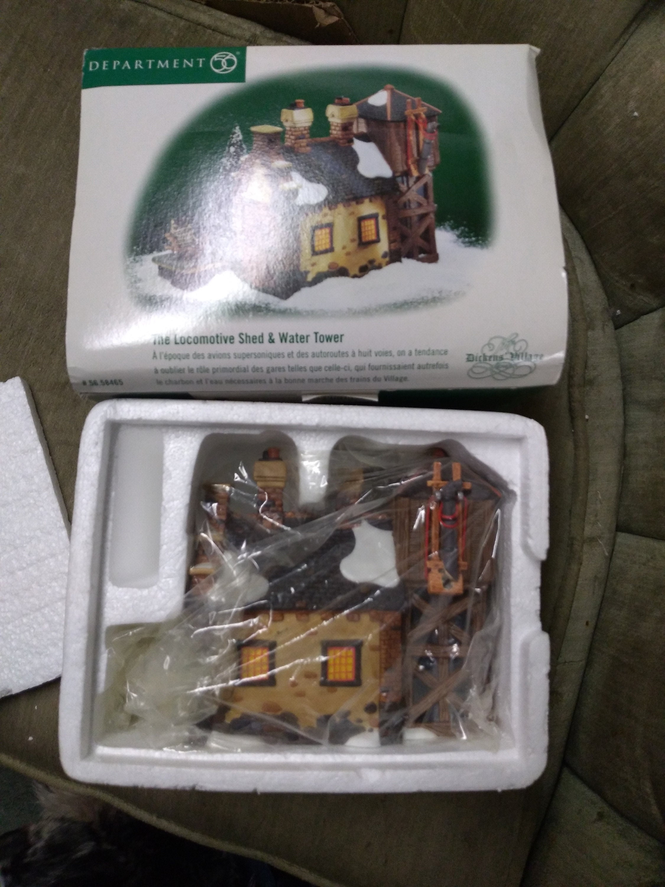 Dept 56 the Locomotive Shed & Water Tower - Etsy