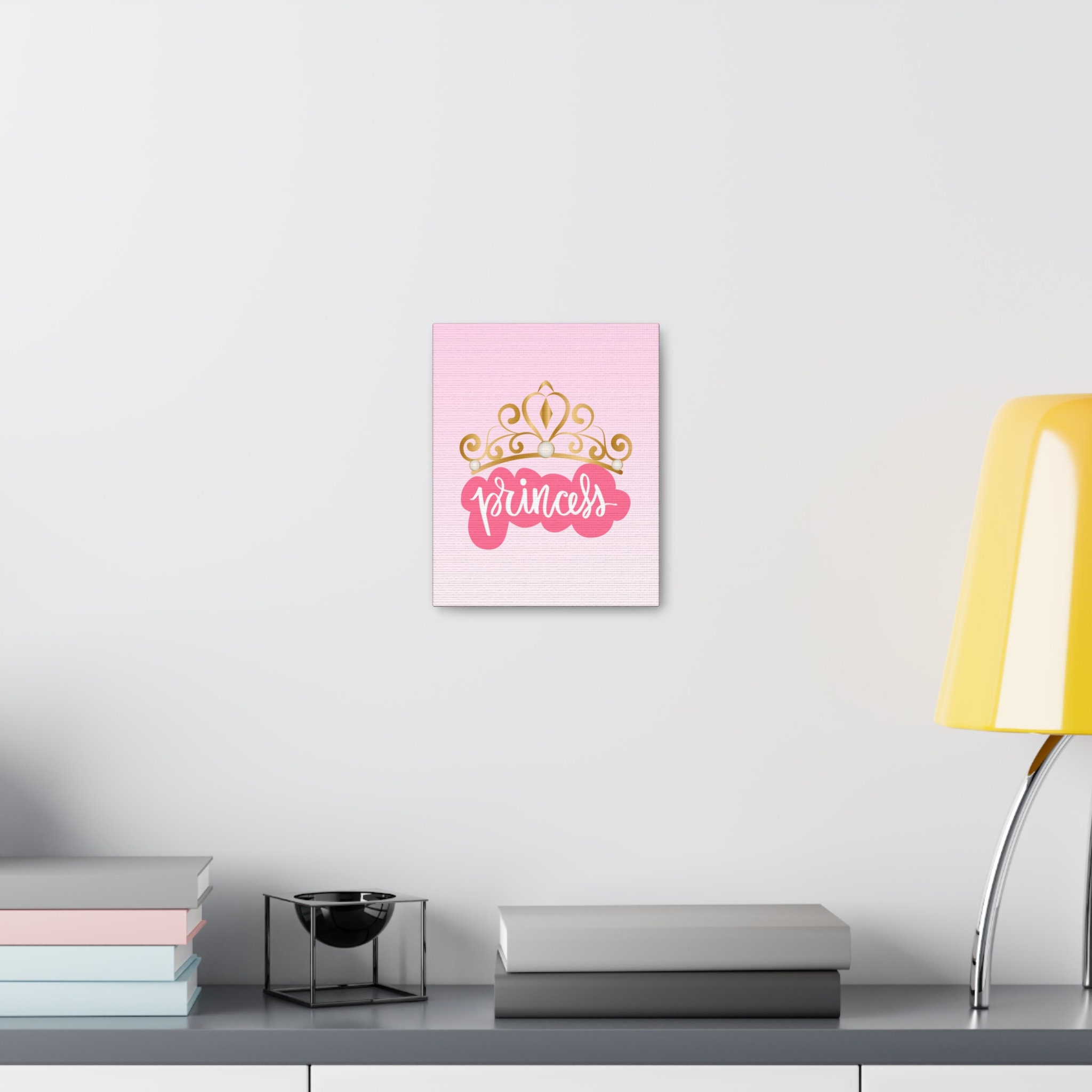 Princess Crown Canvas - Etsy