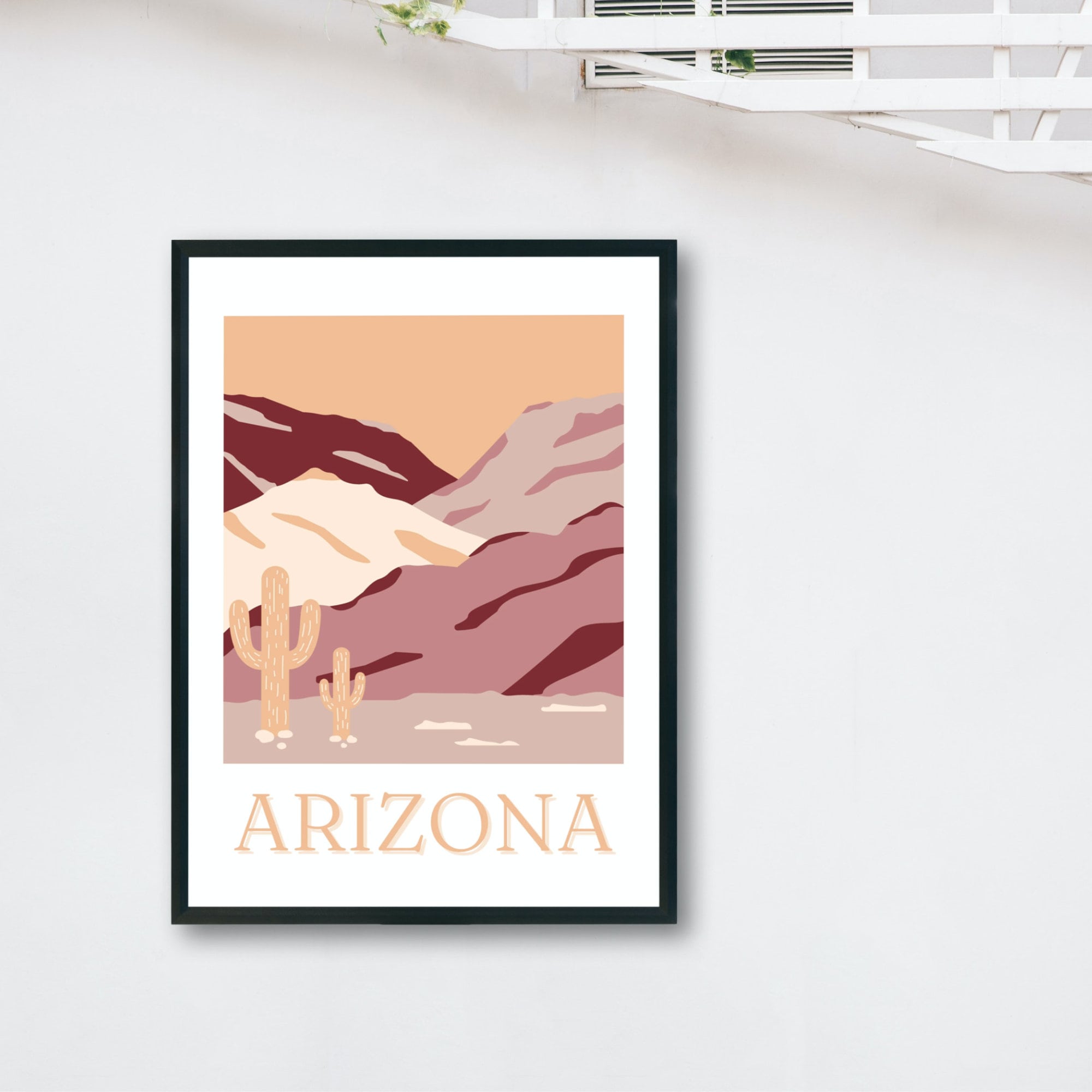 Arizona Art Phoenix Arizona Art Desert Landscape Art Western Cowgirl ...