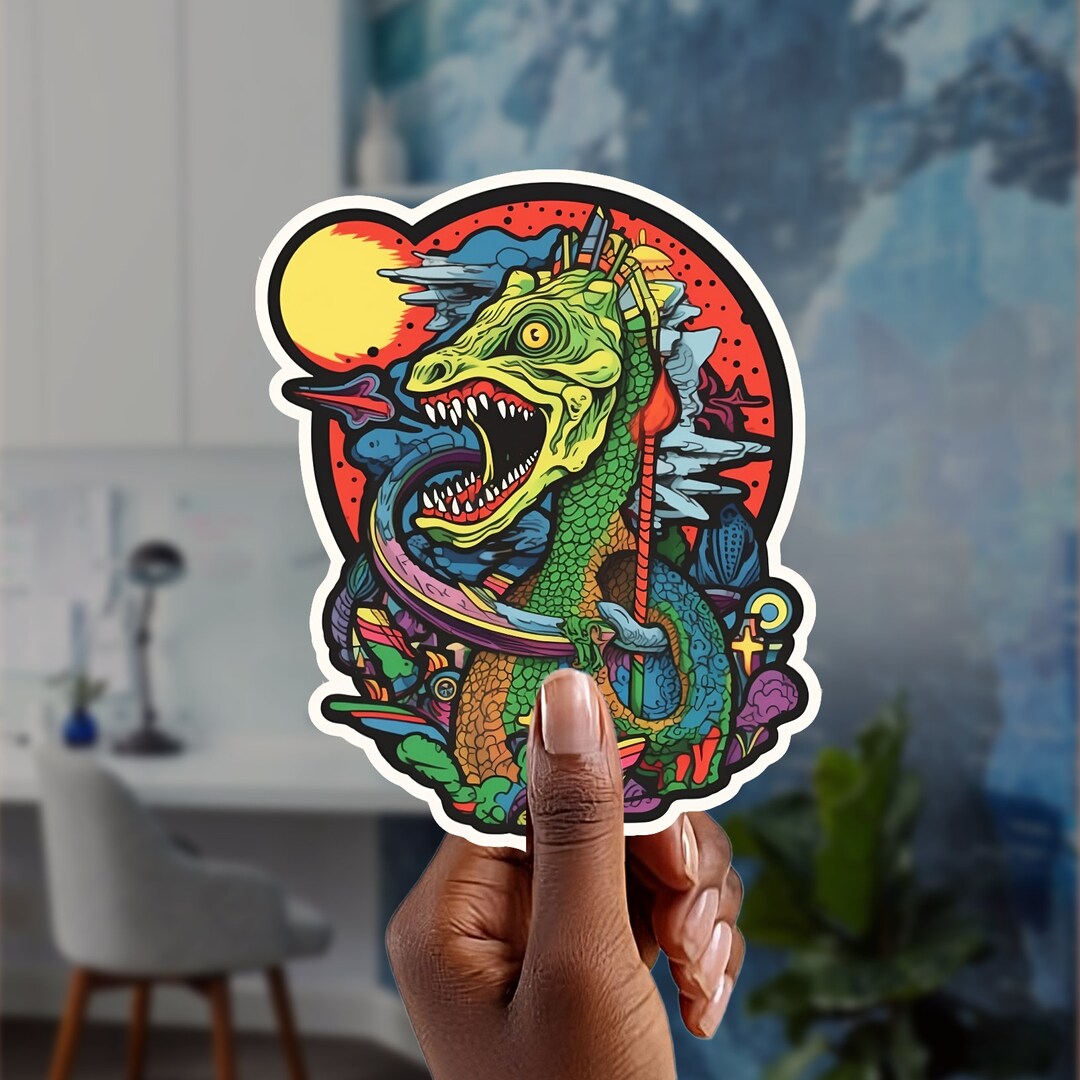 King Gizzard and the Lizard Wizard Sticker - Tank Decor - Vinyl Decal ...