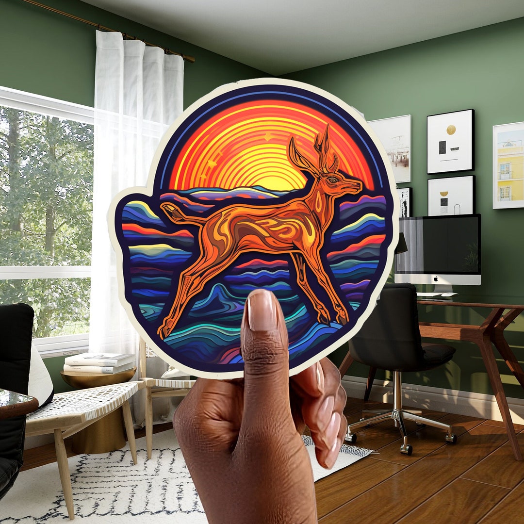 Run Like an Antelope - Phish Inspired Sticker - Tank Decor - Vinyl ...