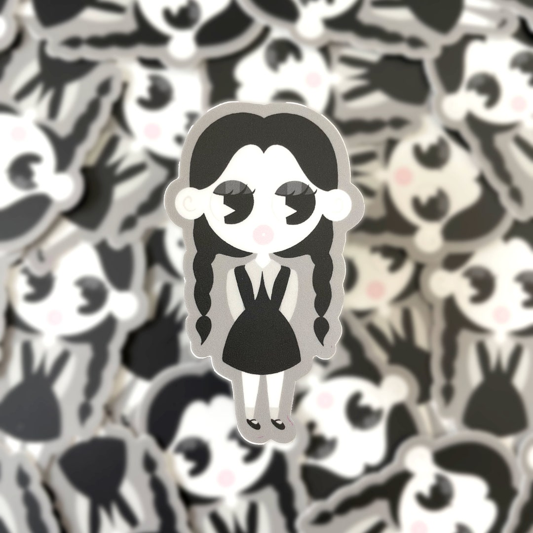 Wednesday Sticker - Etsy