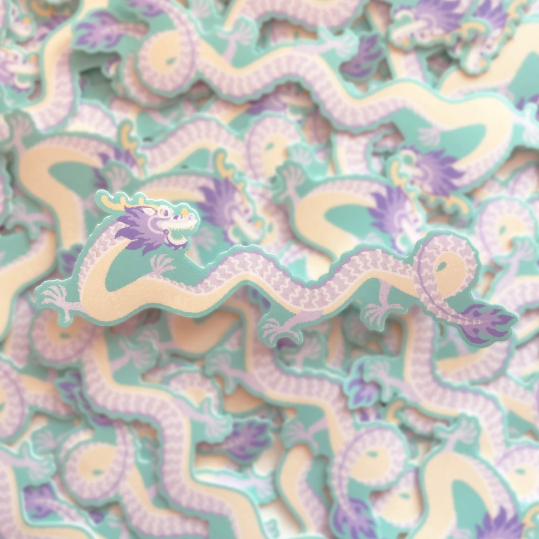 Dragon Sticker - Etsy