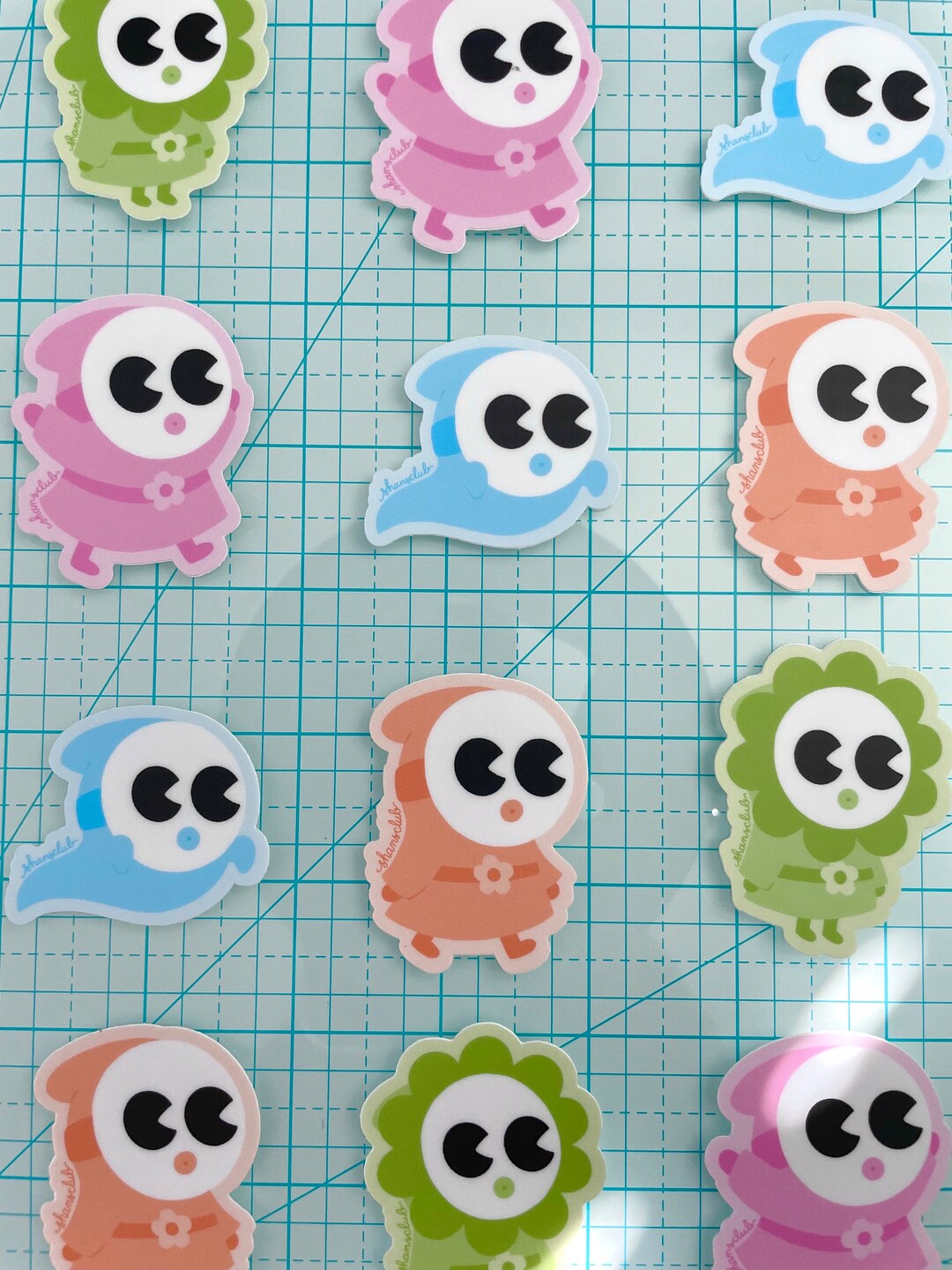 Super Mario Shy Guy Stickers - Etsy