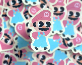 PAPER MARIO N64 Sticker Sheet - Etsy