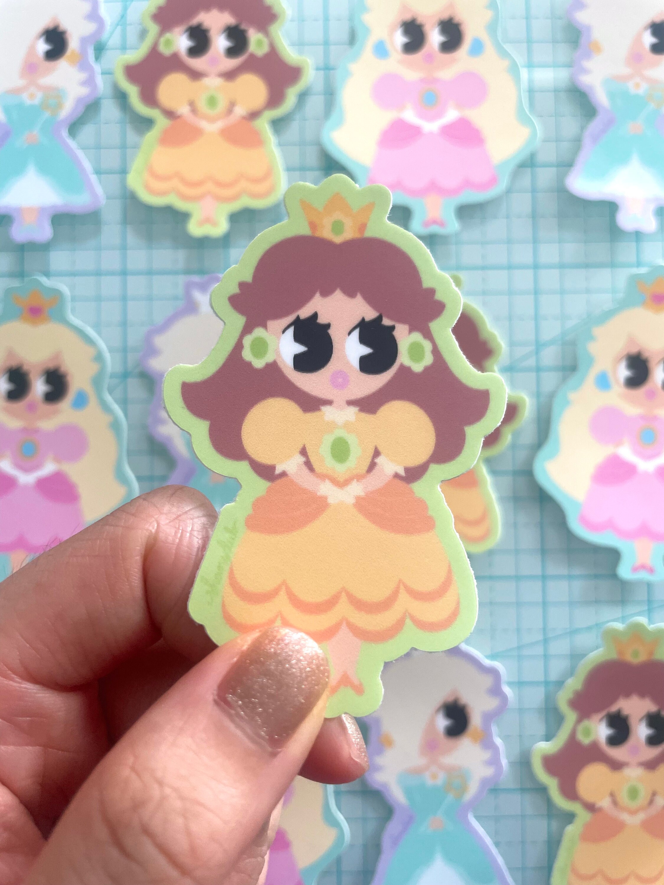 Princess Peach, Princess Daisy, and Rosalina Stickers - Etsy