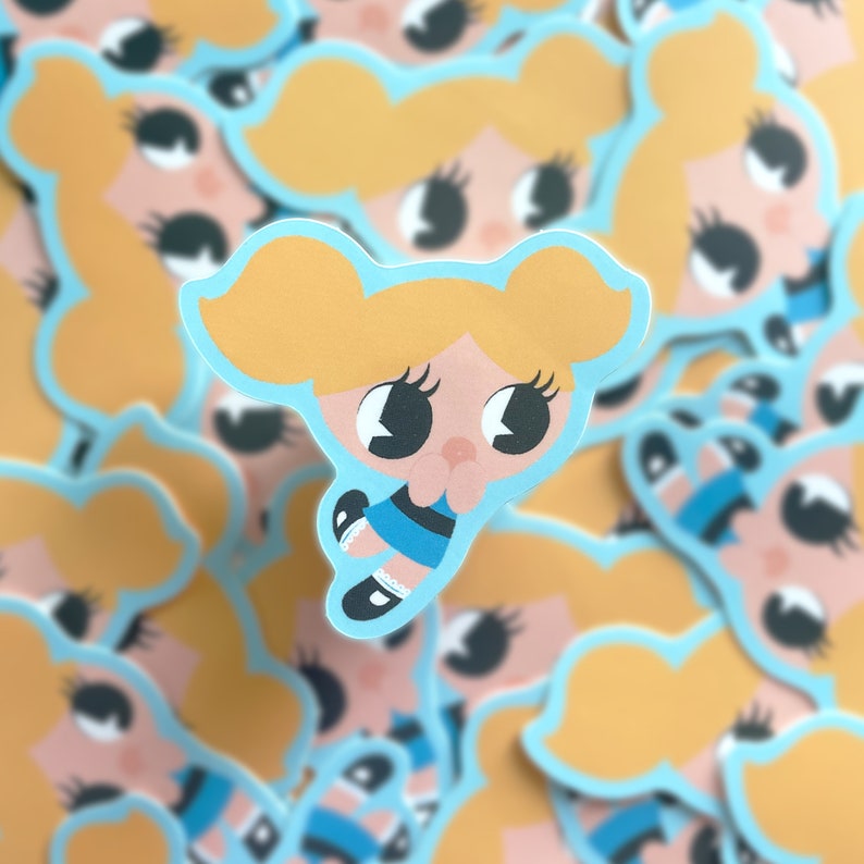 Powerpuff Girls Stickers - Etsy