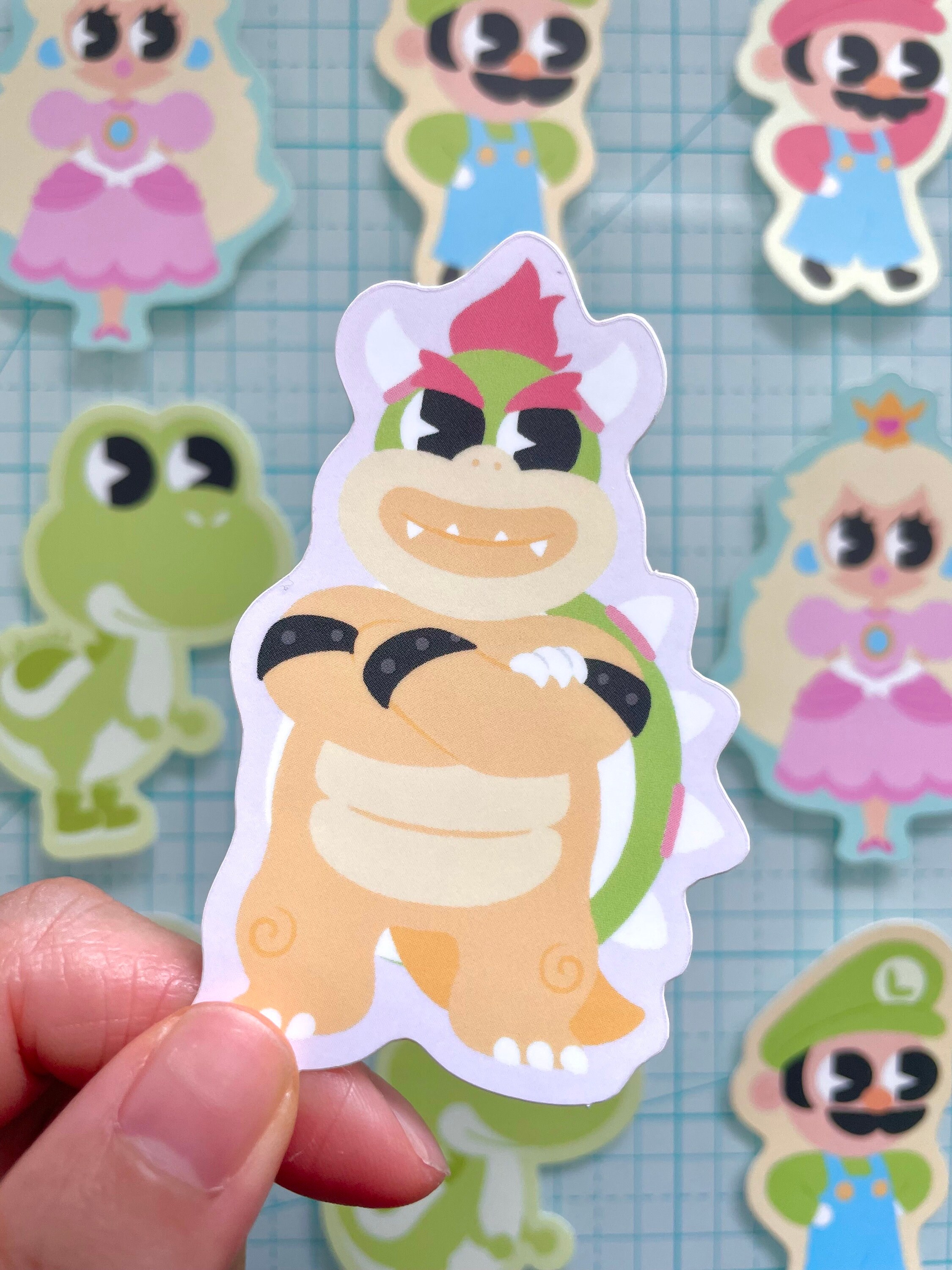 Super Mario Brothers Stickers - Etsy