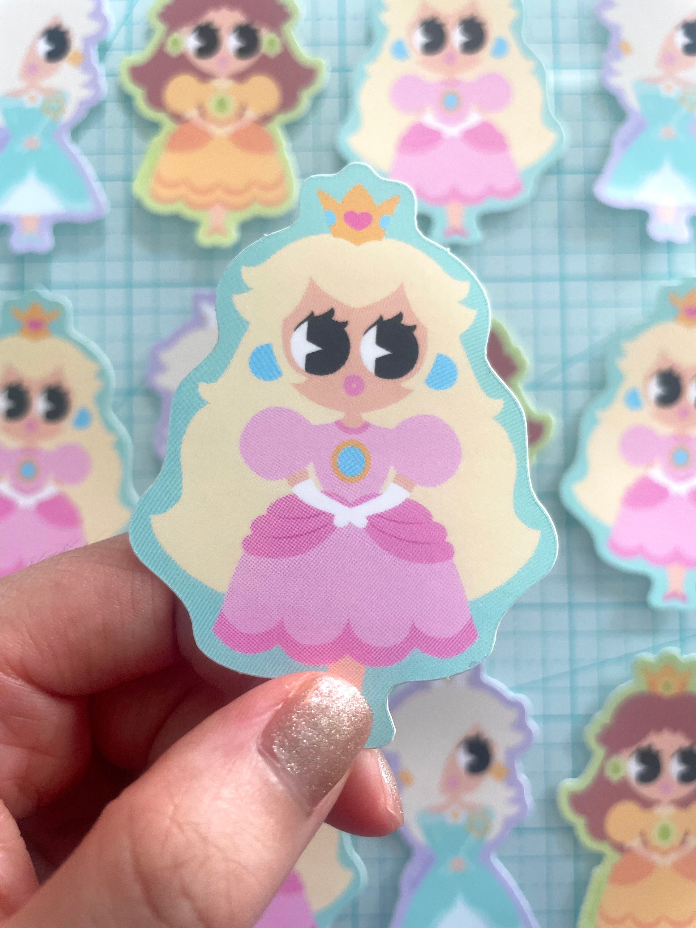 Princess Peach, Princess Daisy, and Rosalina Stickers - Etsy