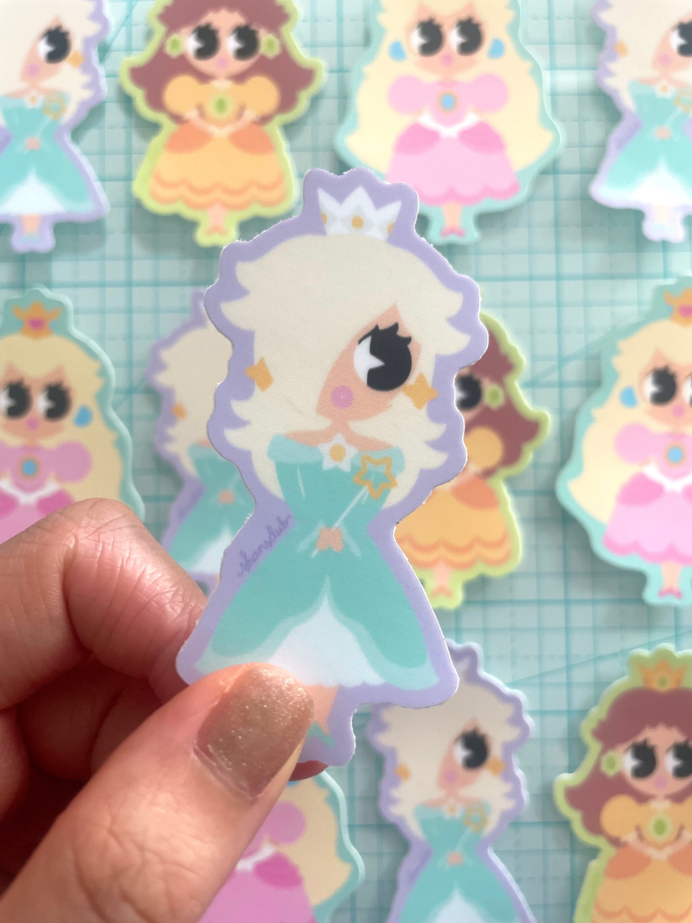 Princess Peach, Princess Daisy, and Rosalina Stickers - Etsy