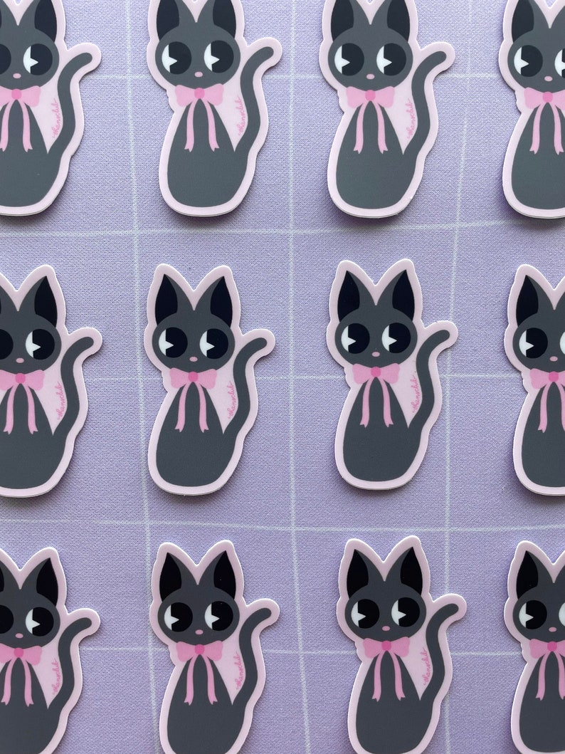 Studio Ghibli Jiji Sticker - Etsy