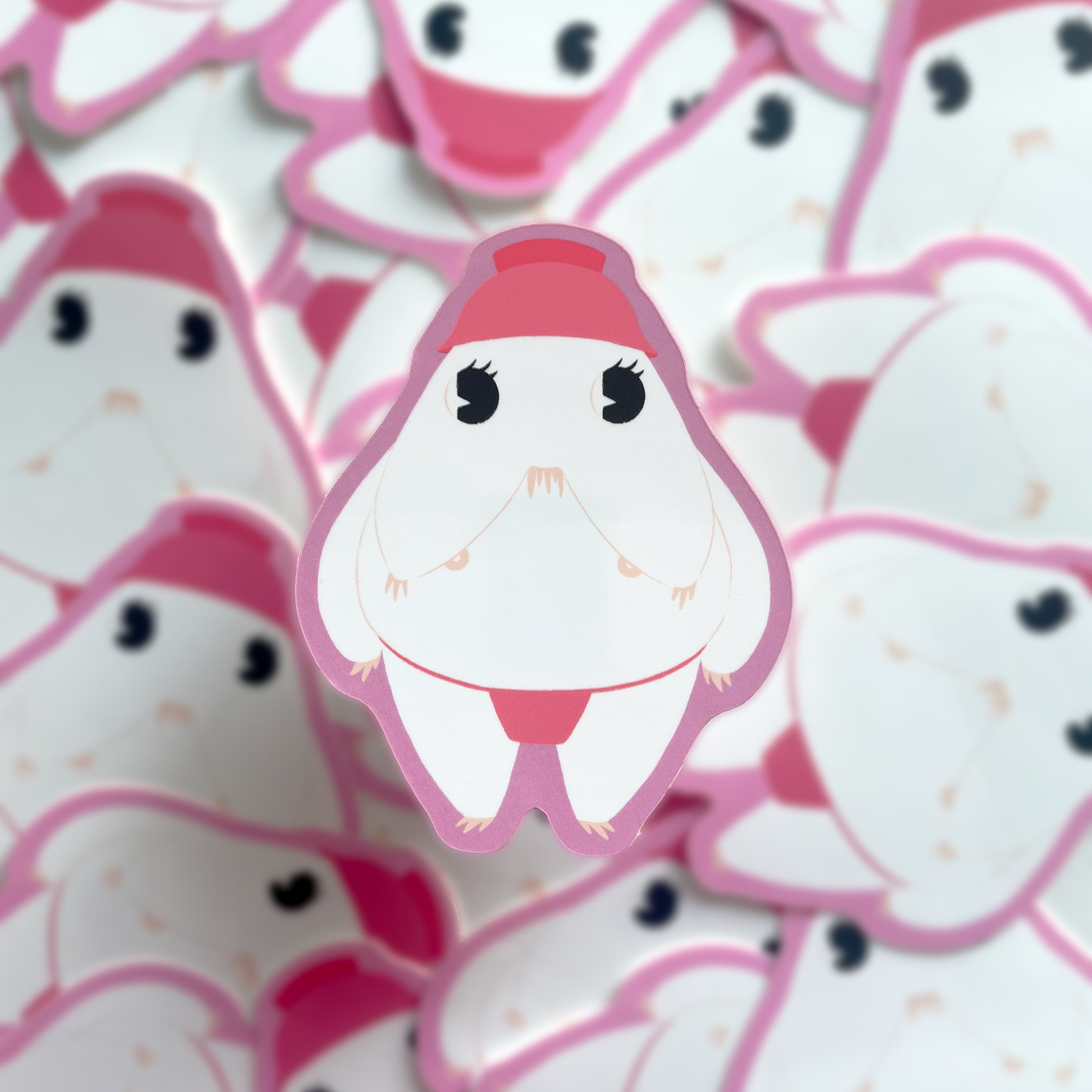 Studio Ghibli Radish Spirit Sticker - Etsy