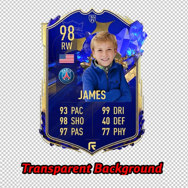 Custom Fifa Card - Etsy