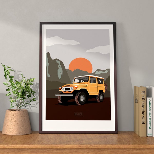 Toyota Land Cruiser Vector - Etsy