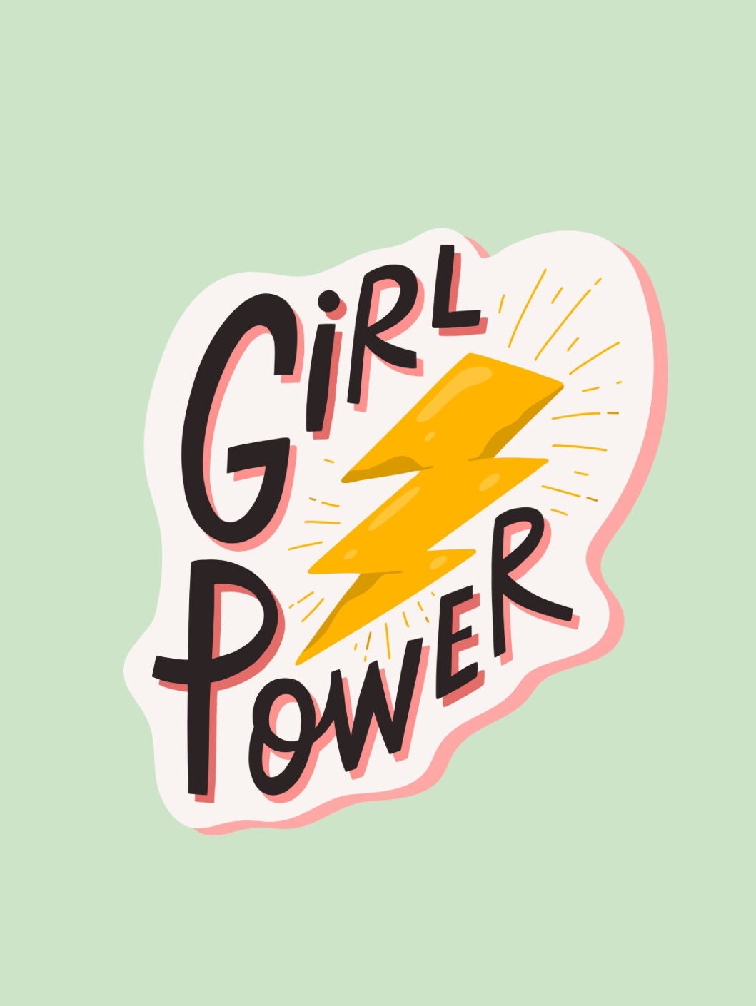 PRINTABLE International Women's Day Cards L IWD STICKER in Green - Etsy