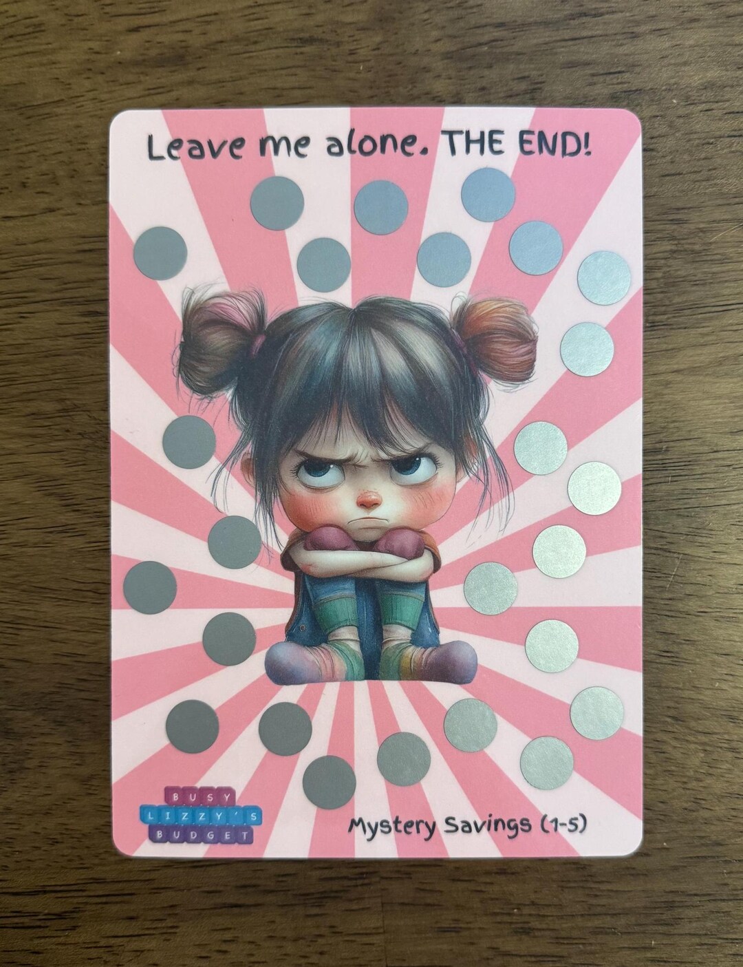 Leave Me Alone Scratch off Mini Savings Challenge | Mystery Savings ...