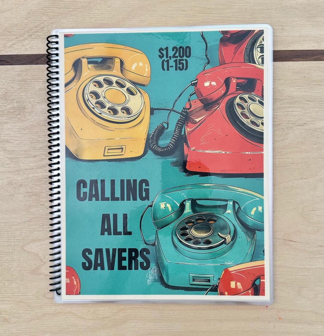 Calling All Savers Retro Savings Challenge Scratch off Book W/dashboard ...