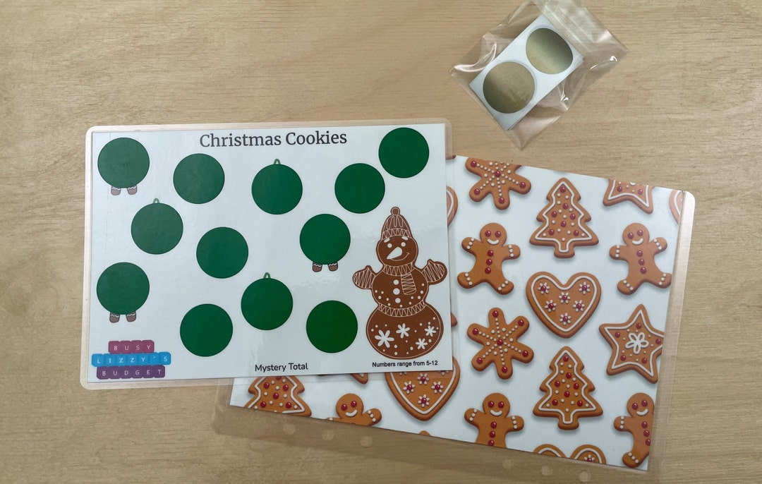 Christmas Cookie Scratch off Savings Challenge - Etsy