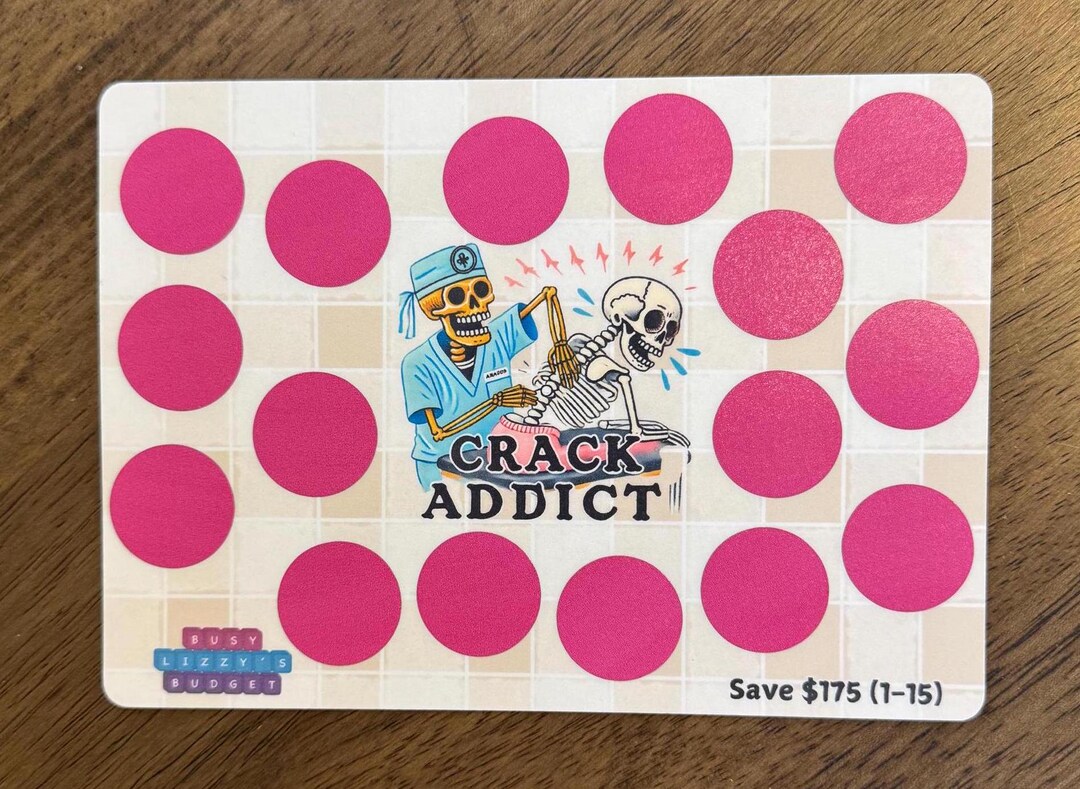 Crack Addict Chiropractic Scratch off Mini Savings Challenge | Save 175 ...