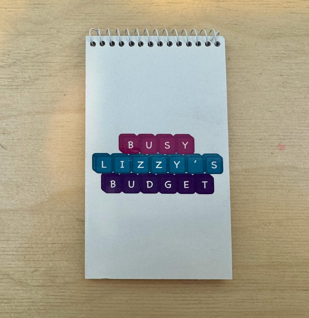 Busy Lizzy's Budget Logo Lined Mini Notebook - Etsy