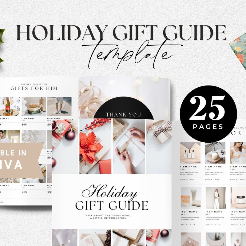 Gift Guide Template - 60+ Gift Ideas for 2025