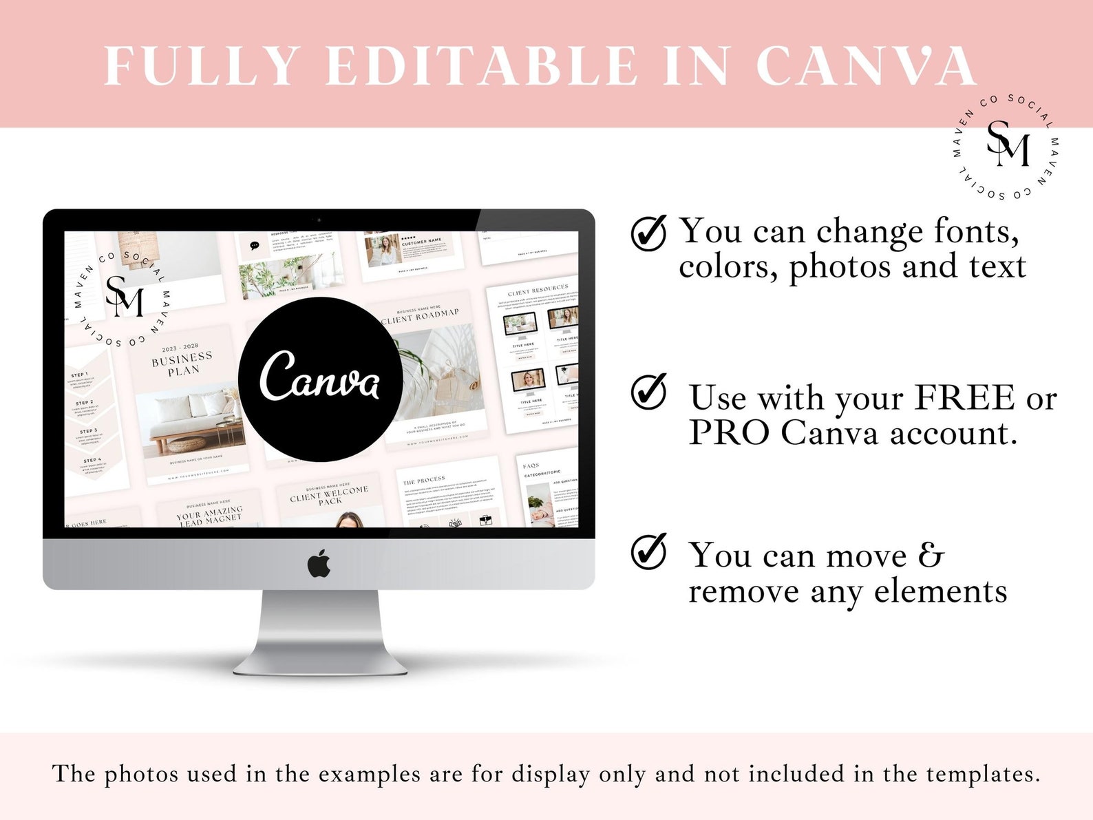 600+ Virtual Assistant Canva Template Bundle, Virtual Assistant ...