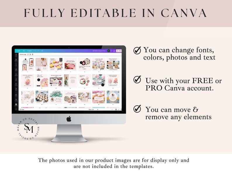 50 Bakery Instagram Post Templates, Bakery Canva Instagram Templates ...