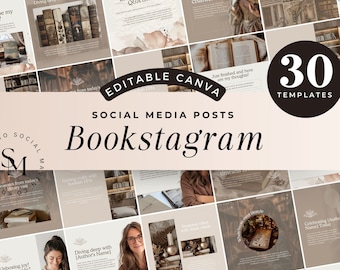 Bookstagram Story Template Bookish Instagram Bookstagrammer Social ...