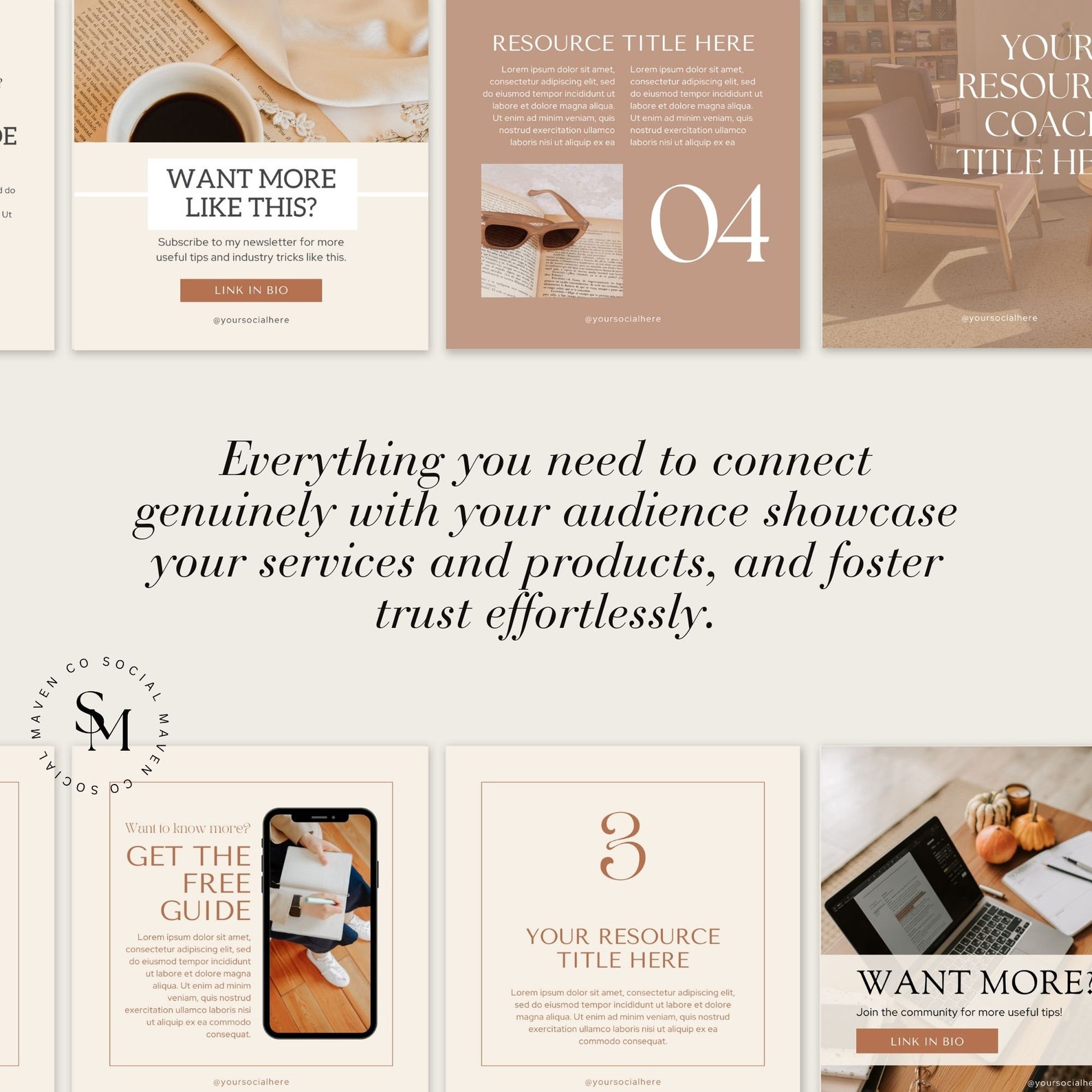 Coaching Instagram Carousel Templates, Editable Canva, Coaching ...