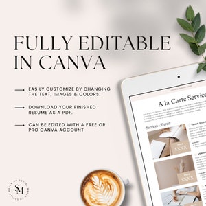 Event Planner Price List Template, Editable Canva, Editable Price Sheet ...