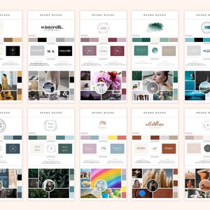 65 Brand Board Templates | Canva Templates | Logo Templates | Business ...