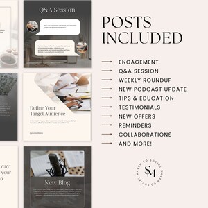 Faceless Instagram Post Templates, Editable Canva, Faceless Marketing ...