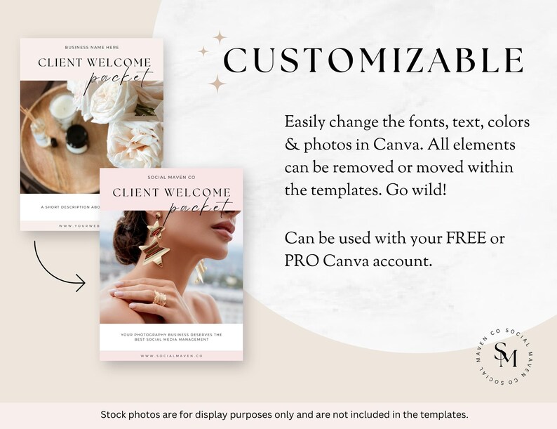 Client Welcome Packet Template Canva Template Social Media Manager ...