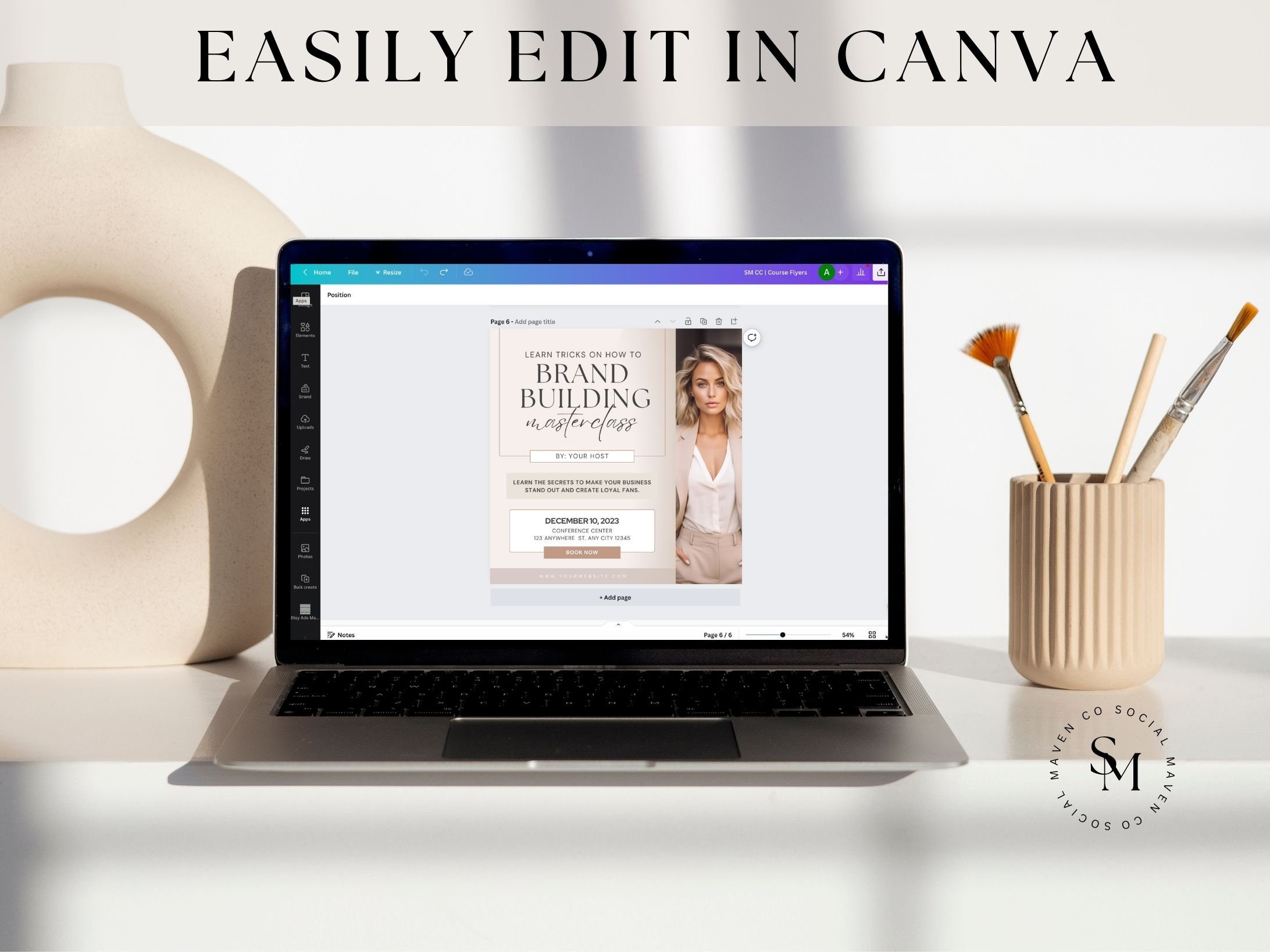 Course Flyer Templates, DIY Course Flyer, Masterclass Flyer Templates ...