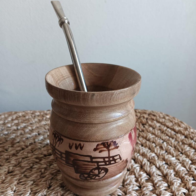 Wooden Mate Cup - Etsy