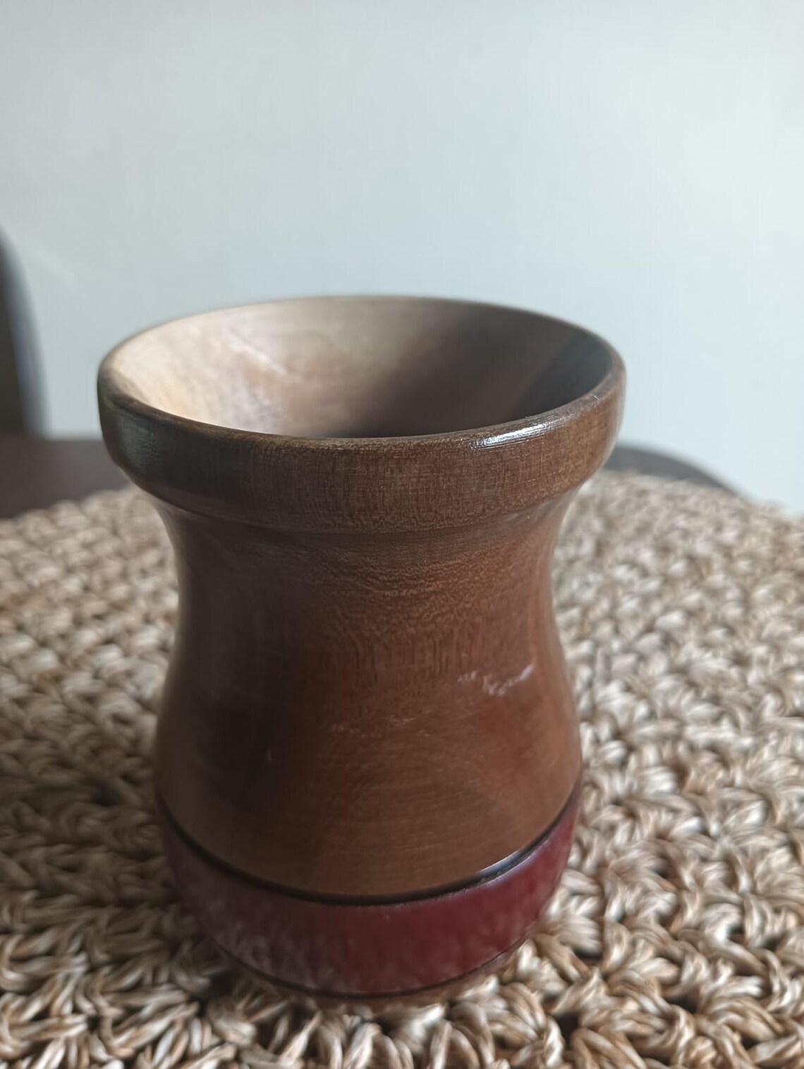 Handcrafted Algarrobo Wood Yerba Mate Cup With Bombilla: Rustic Mate ...