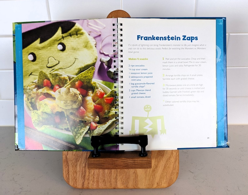 Hardwood Recipe Holder Stand (for Cookbooks, Pages, Tablets) - Etsy