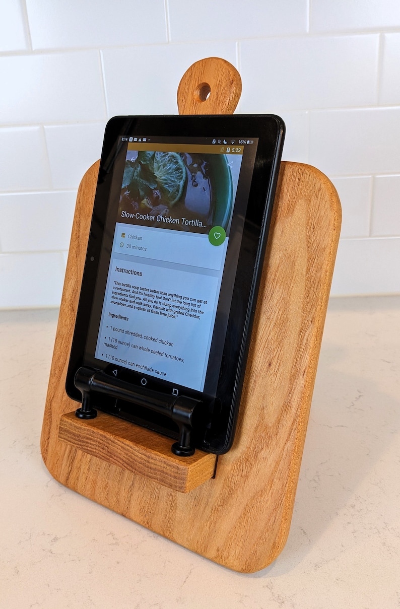 Hardwood Recipe Holder Stand (for Cookbooks, Pages, Tablets) - Etsy