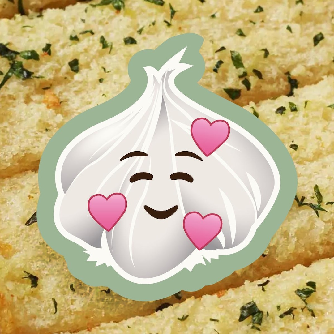 Garlic Love Sticker - Etsy