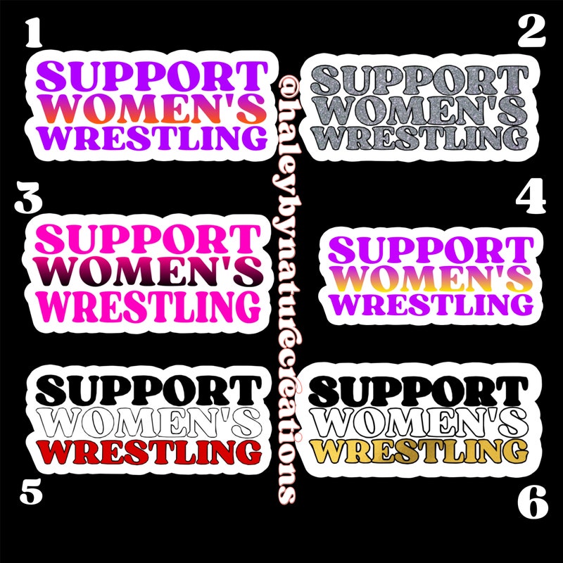 Wrestling Stickers - Etsy