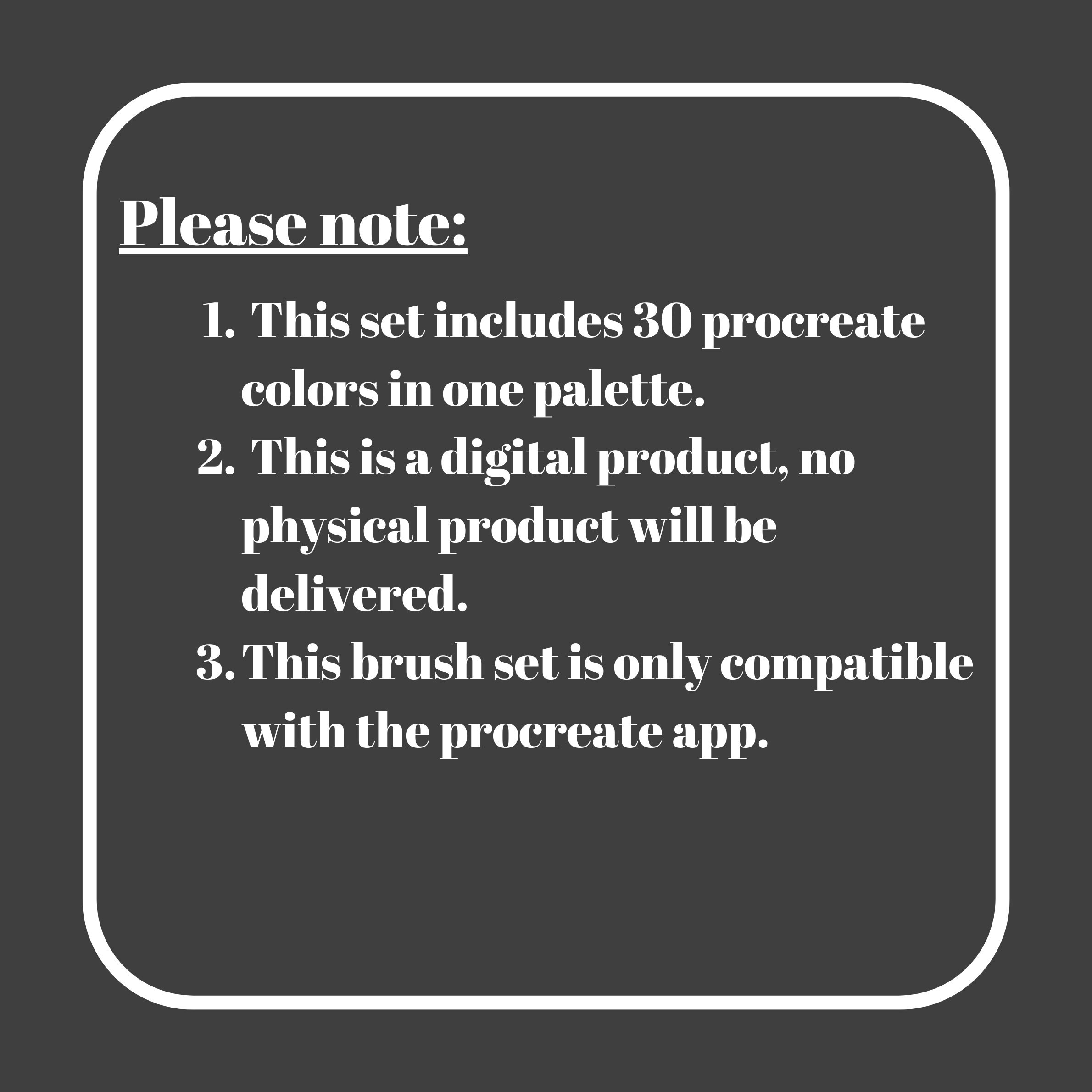 Procreate Color Palette Rouge Color Palette Procreate - Etsy