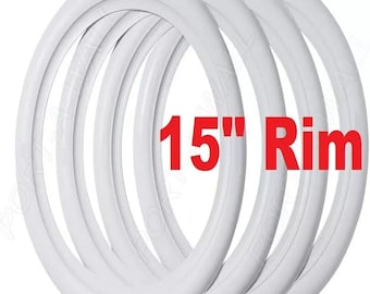 16 Rim 3 Inch Wide White Wall Portawall Tire Insert Trim Set of 4 Flapper Sidewall - Etsy
