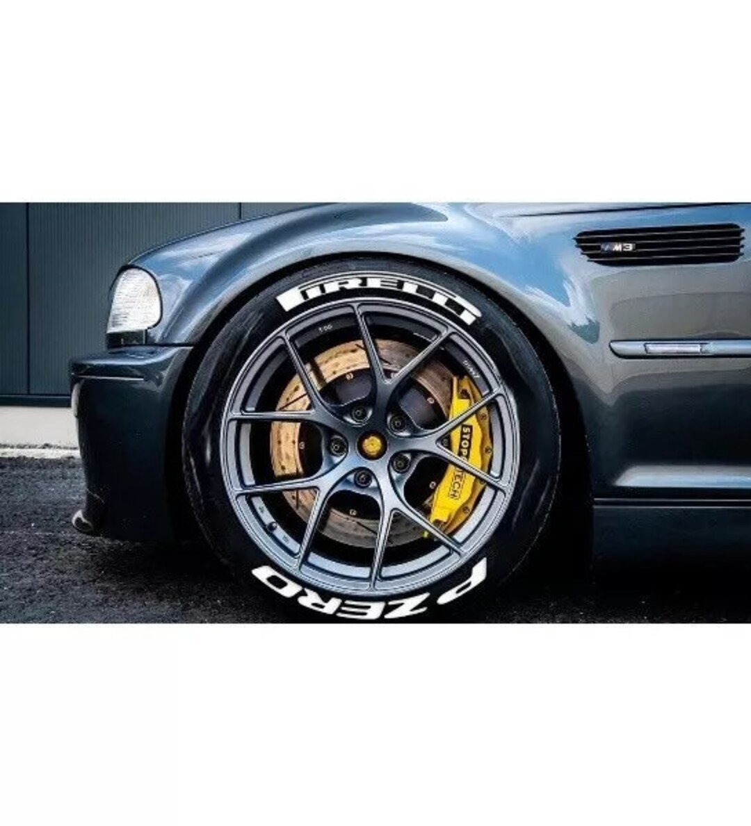 8 Pcs for Pirelli P Zero Tire Lettering 1.00'' 1st Class White Color ...