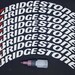 8 Pcs for Bridgestone Tire Lettering Stickers Yellow Permanent Tire ...