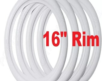 Atlas 16 Inch Portawall White Wall Tire Trim Insert Set of 4 Pcs .FREE SHIPPING - Etsy