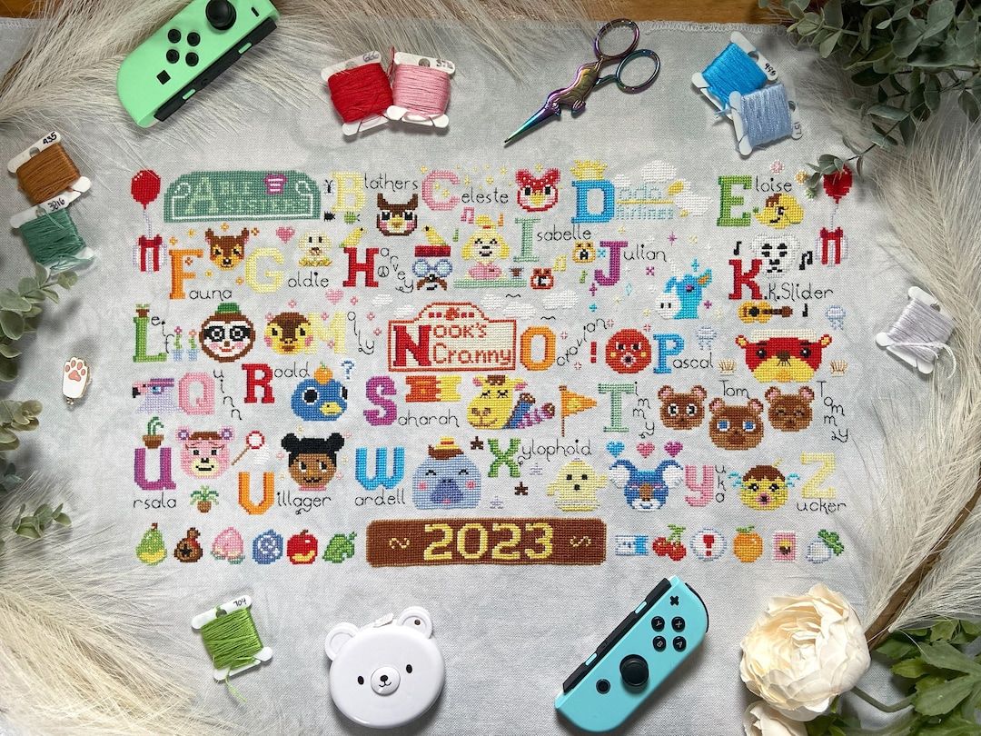 Alphabet Crossing Sampler - Cross Stitch PDF - Etsy