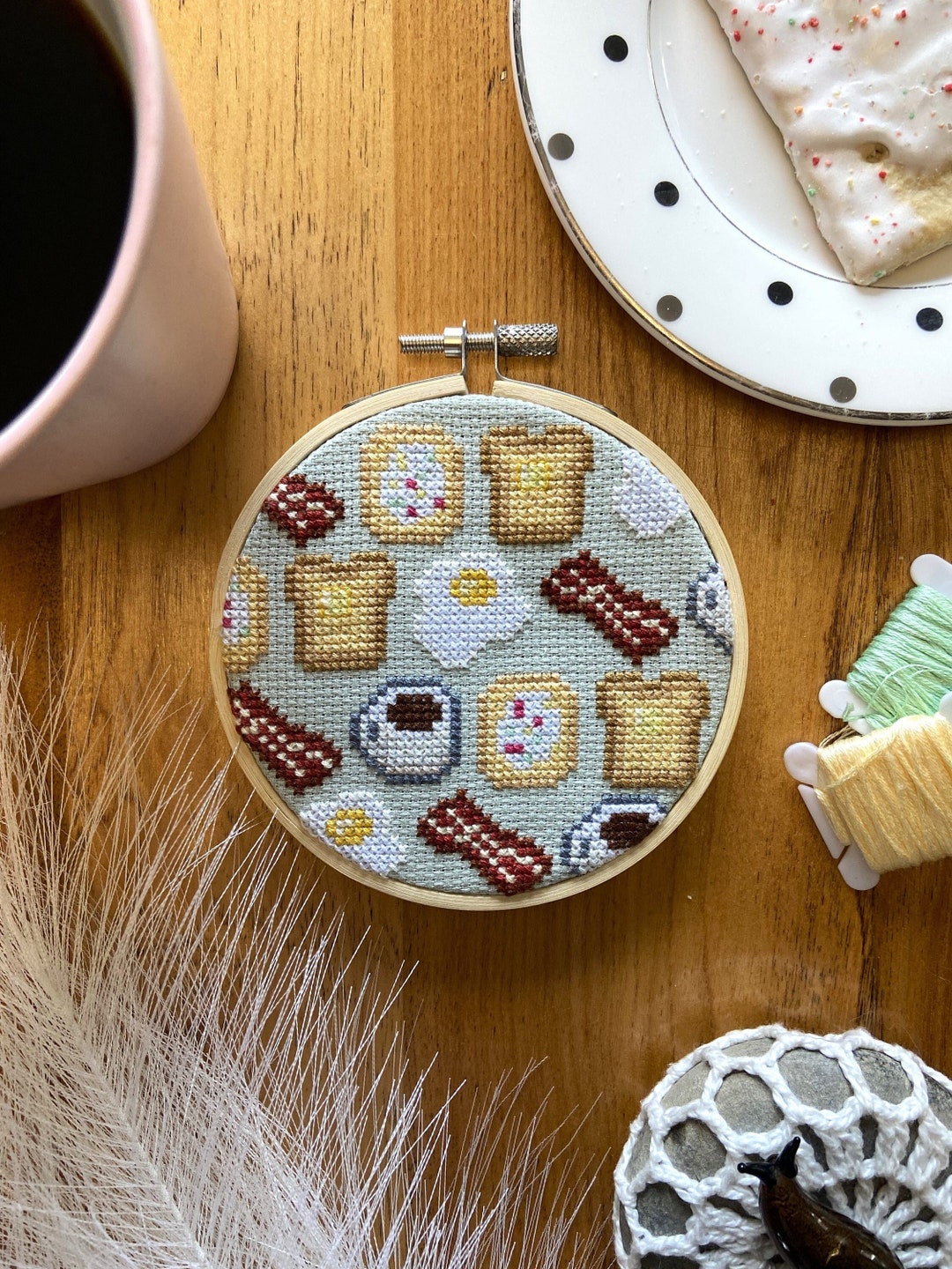 Brekkie Sampler - Cross Stitch Pattern PDF - Etsy