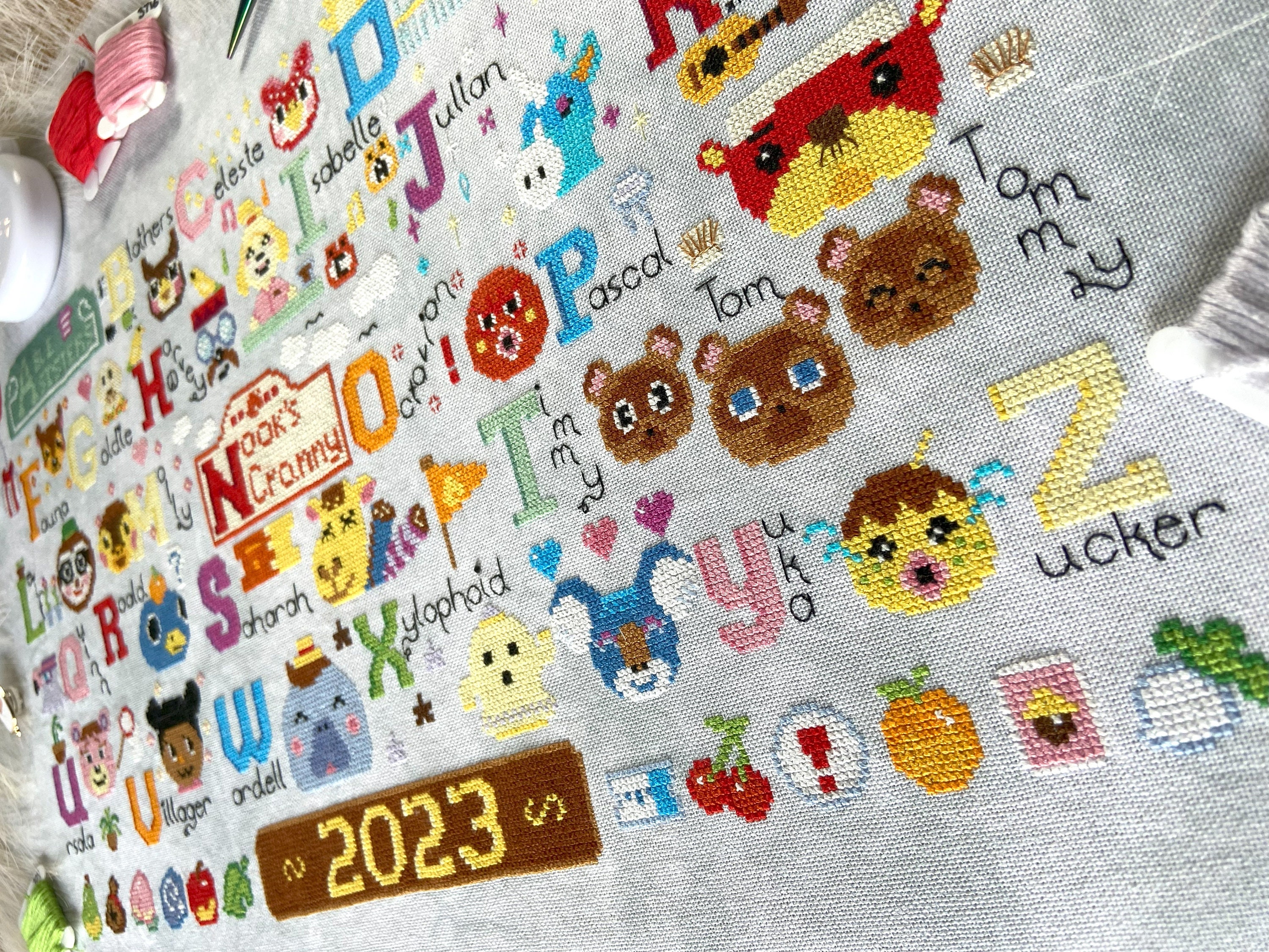 Alphabet Crossing Sampler - Cross Stitch PDF - Etsy